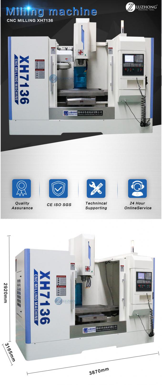 Hobby Cnc Milling Machine Light Duty XK7136