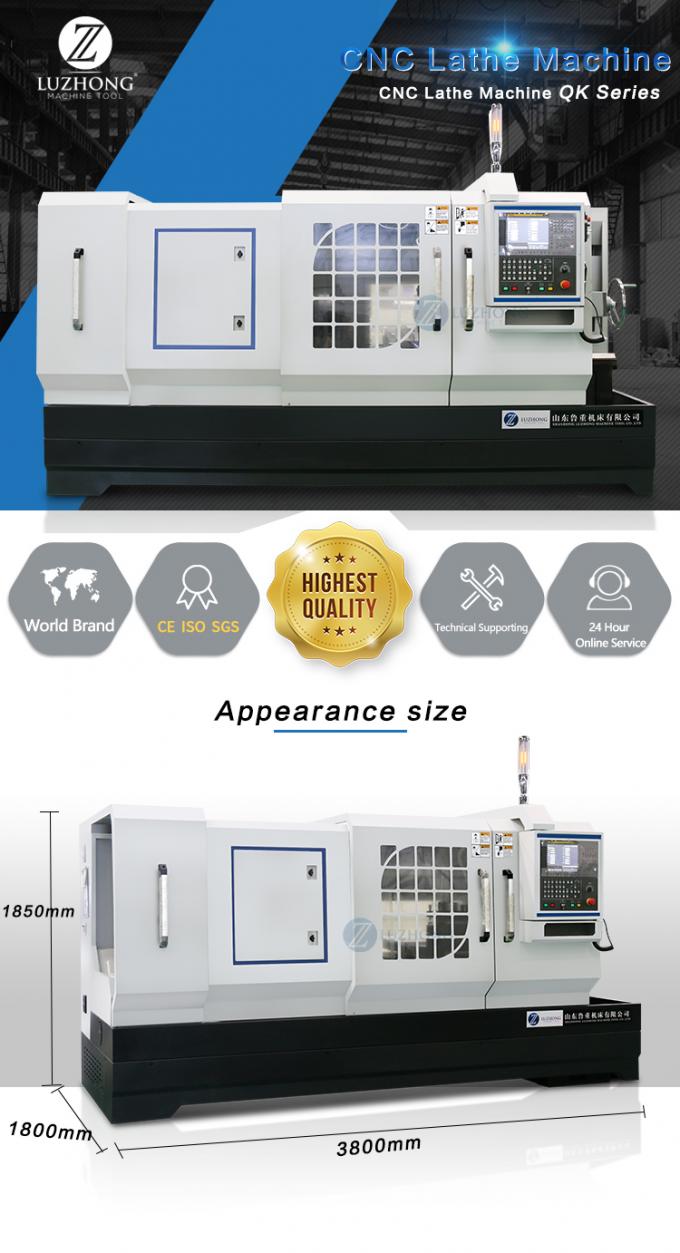 Big Swing CNC Pipe Threading Lathe QK1325 Lathe Machine Metal Lathes Cnc Pipe Threading